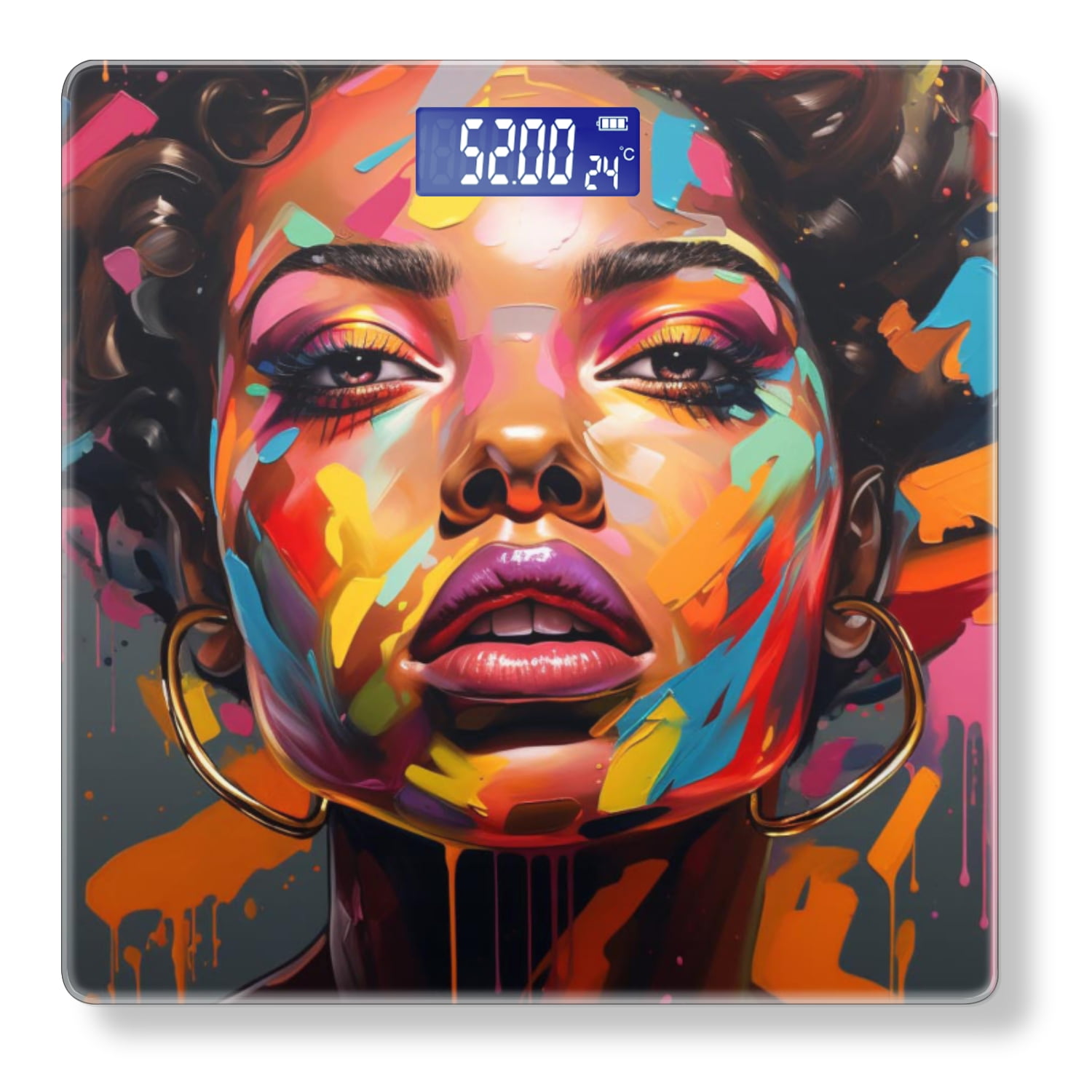 Digital Bathroom Scale with Large LCD Display,High Capacity Scale 400 ...