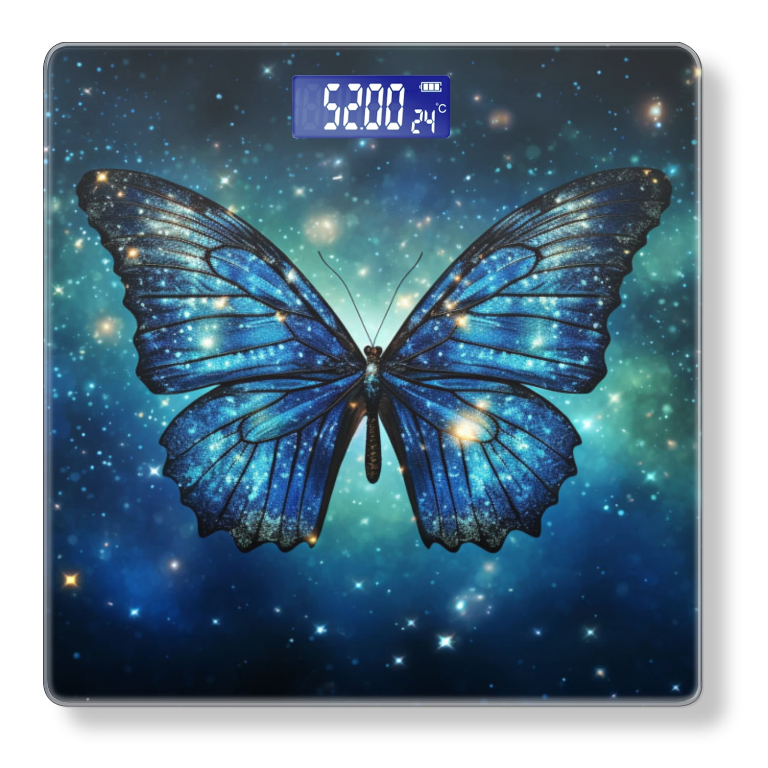 Digital Bathroom Scale with Large LCD Display,High Capacity Scale 400 ...