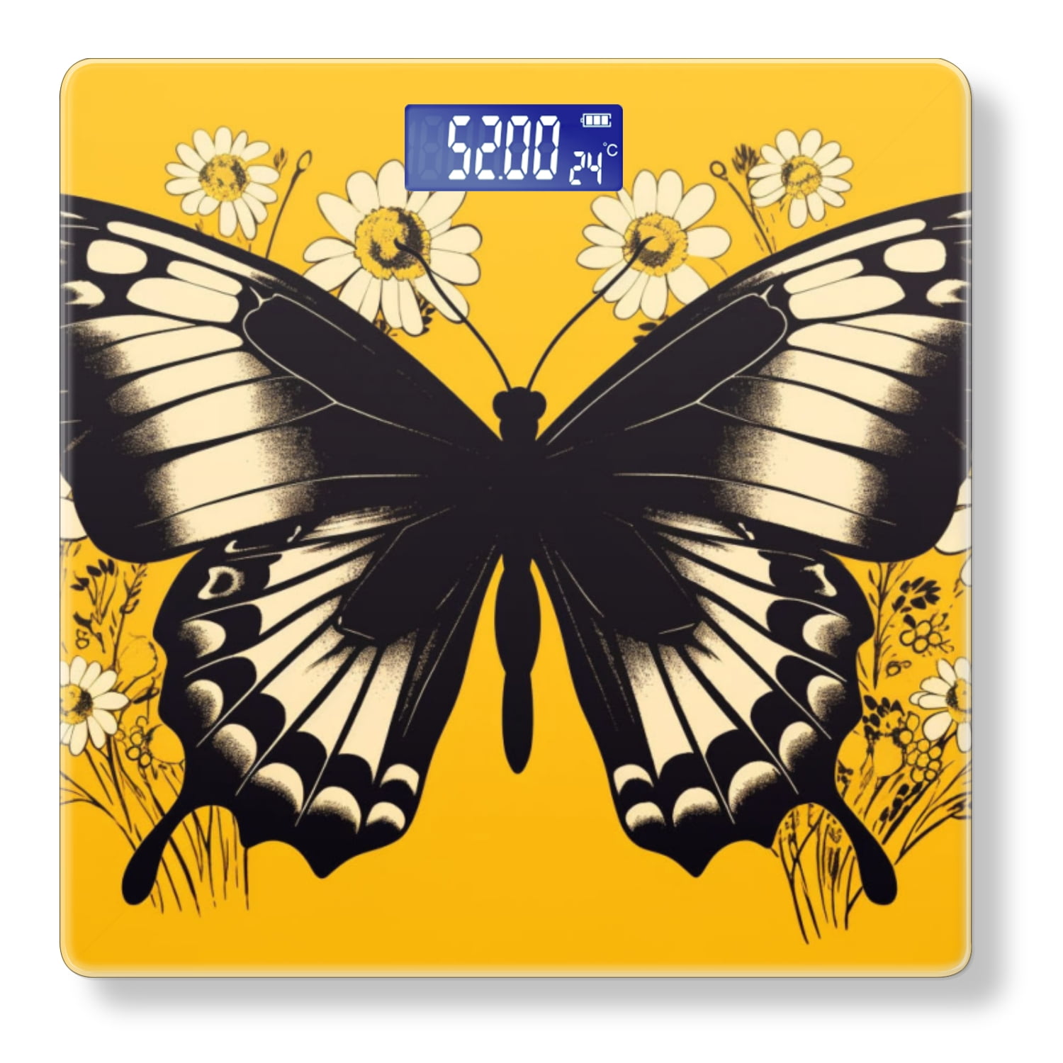 Digital Bathroom Scale with Large LCD Display,High Capacity Scale 400 ...