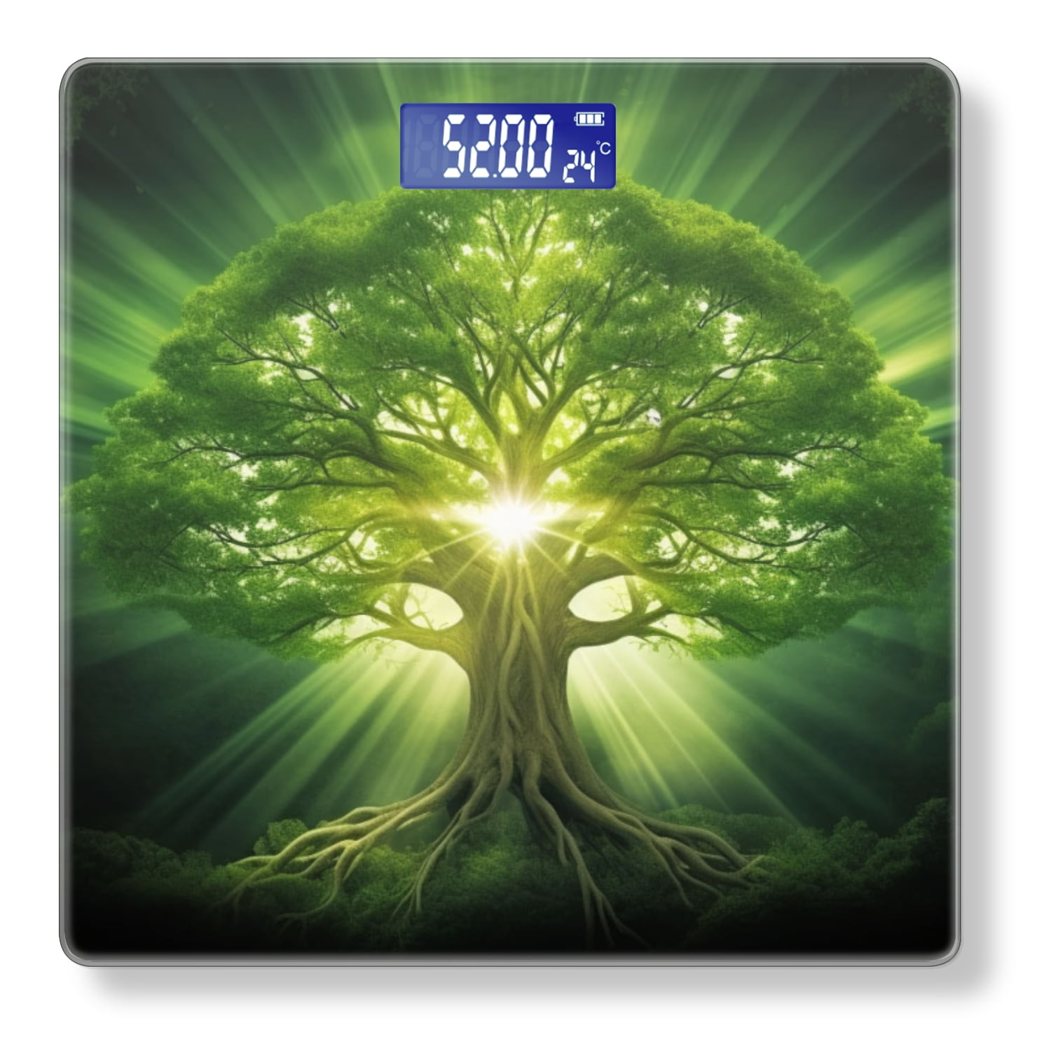 Digital Bathroom Scale with Large LCD Display,High Capacity Scale 400 ...