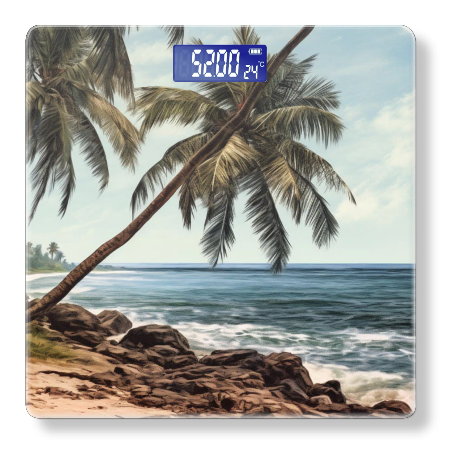 Digital Bathroom Scale with Large LCD Display,High Capacity Scale 400 ...