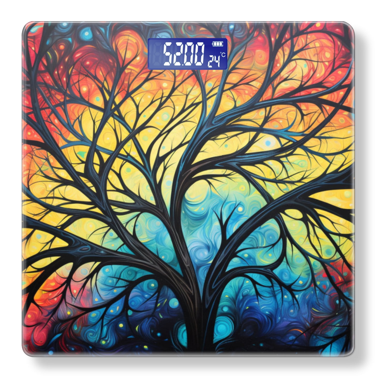 Digital Bathroom Scale with Large LCD Display,High Capacity Scale 400 ...