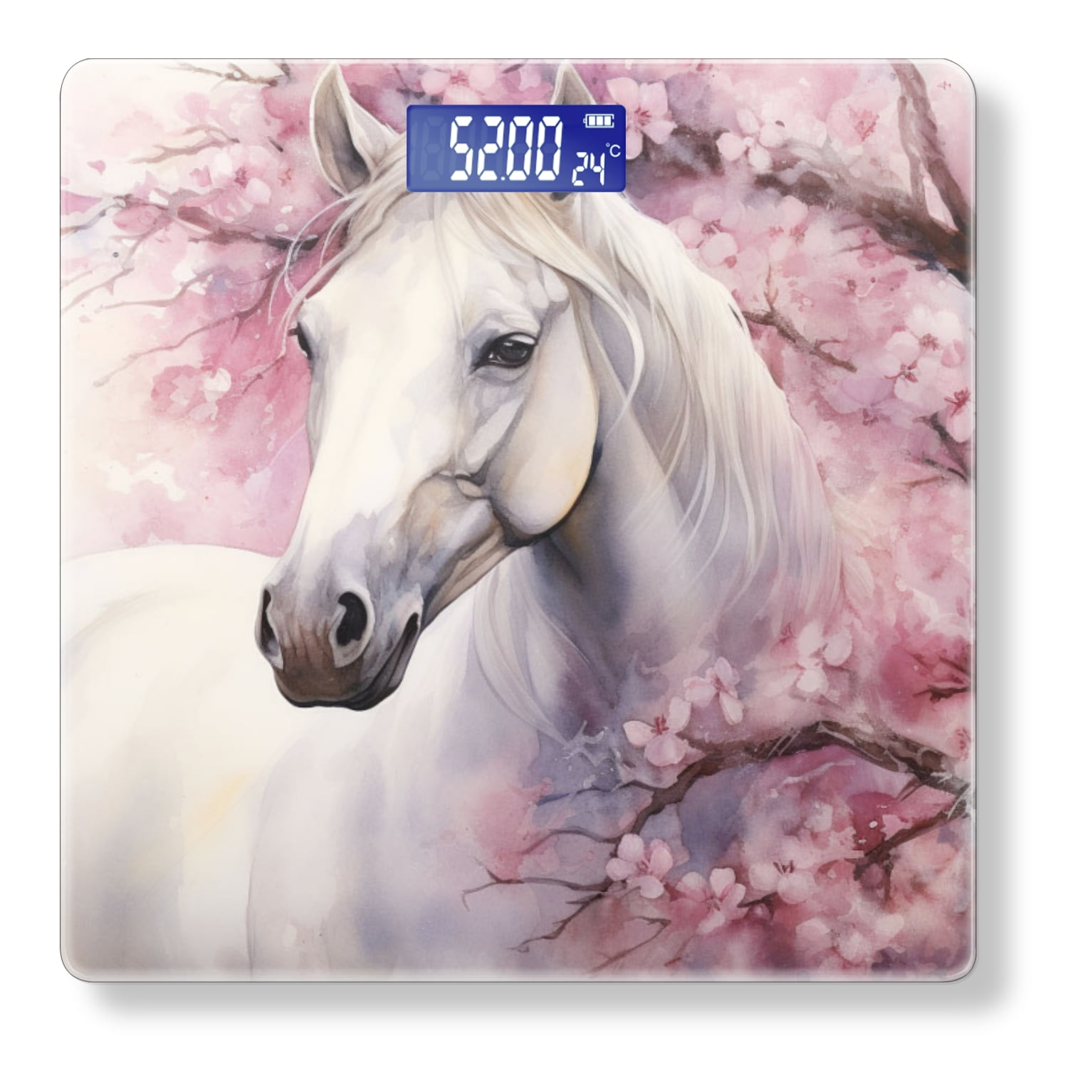 Digital Bathroom Scale with Large LCD Display,High Capacity Scale 400 ...