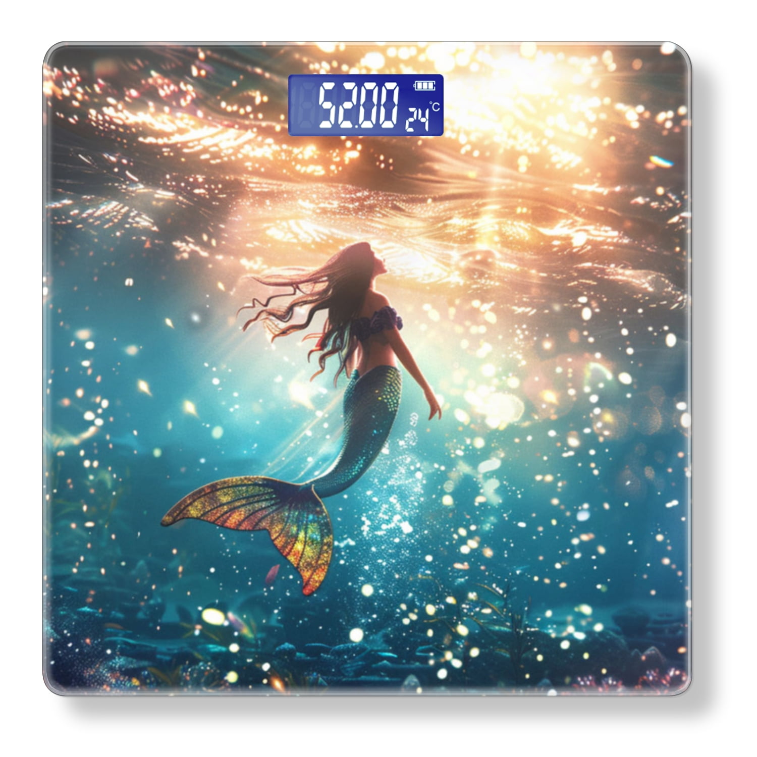 Digital Bathroom Scale with Large LCD Display,High Capacity Scale 400 ...