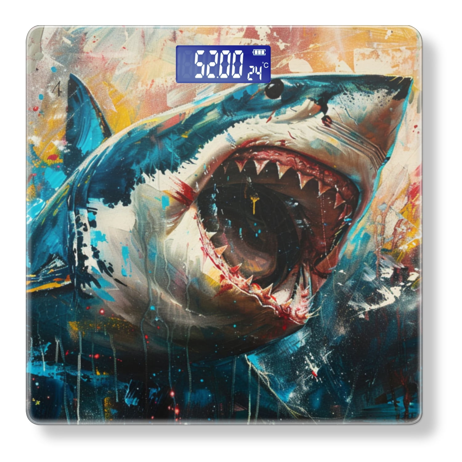 Digital Bathroom Scale with Large LCD Display,High Capacity Scale 400 ...