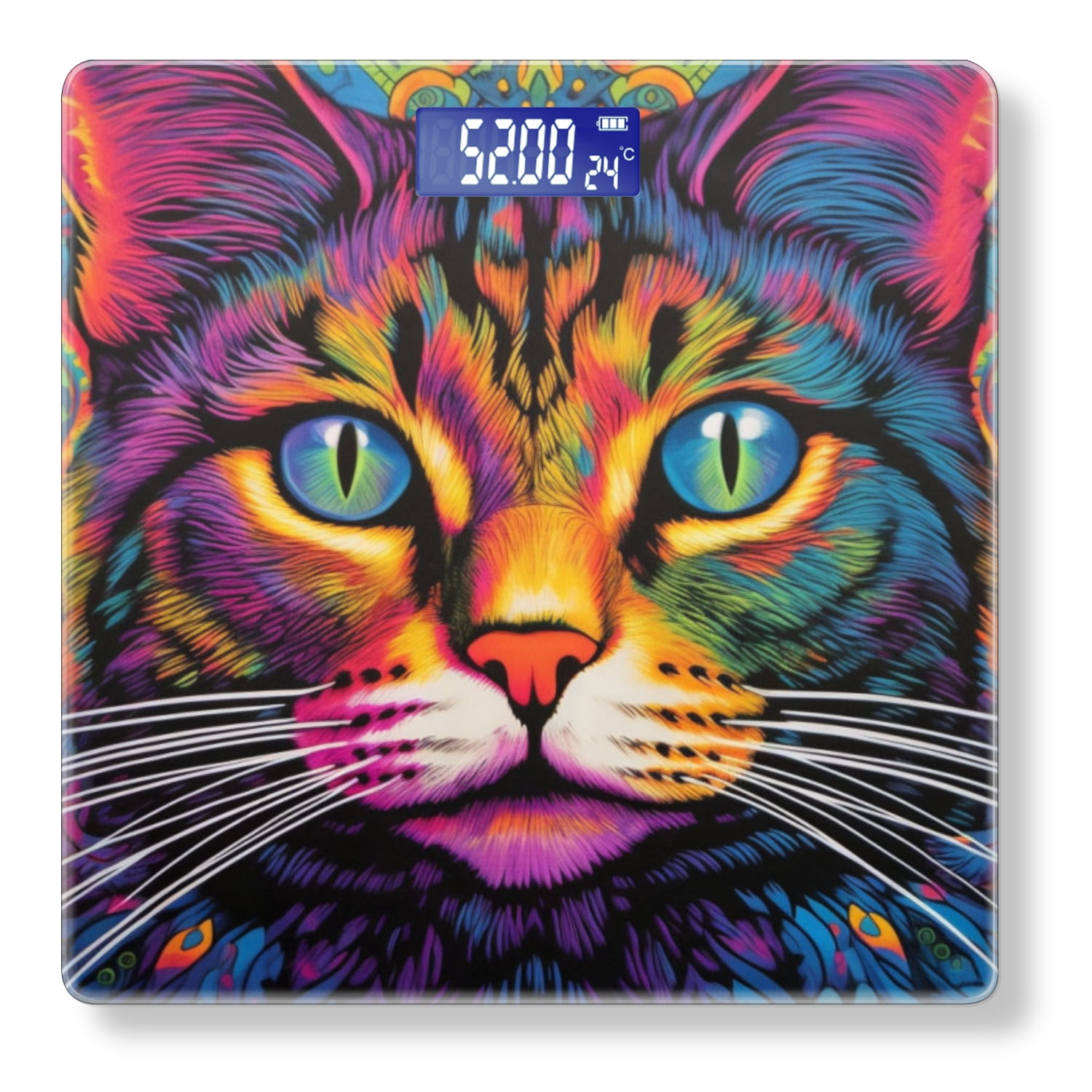 Digital Bathroom Scale with Large LCD Display,High Capacity Scale 400 ...