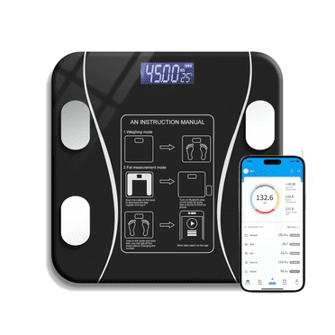 Posture Scale for Body Weight Digital Bathroom Smart Scale LCD Display ...