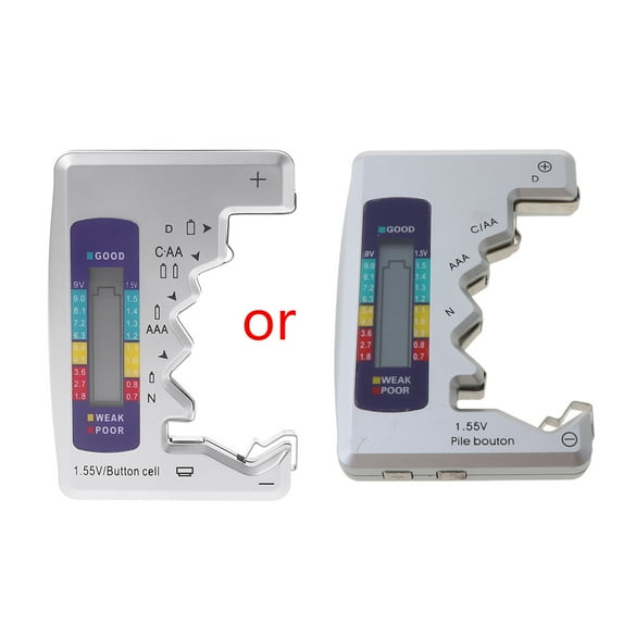 Digital Battery Capacity TesterChecker Tester For C/D/N/AA/AAA/9V 6F22 ...