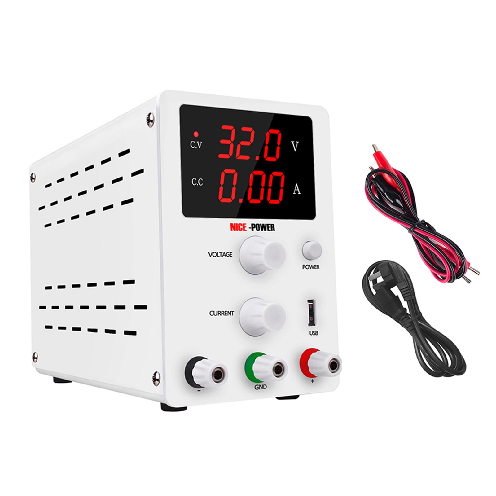 Digital Bench Regulated Switching DC USB Power Supply 30V 10A ...