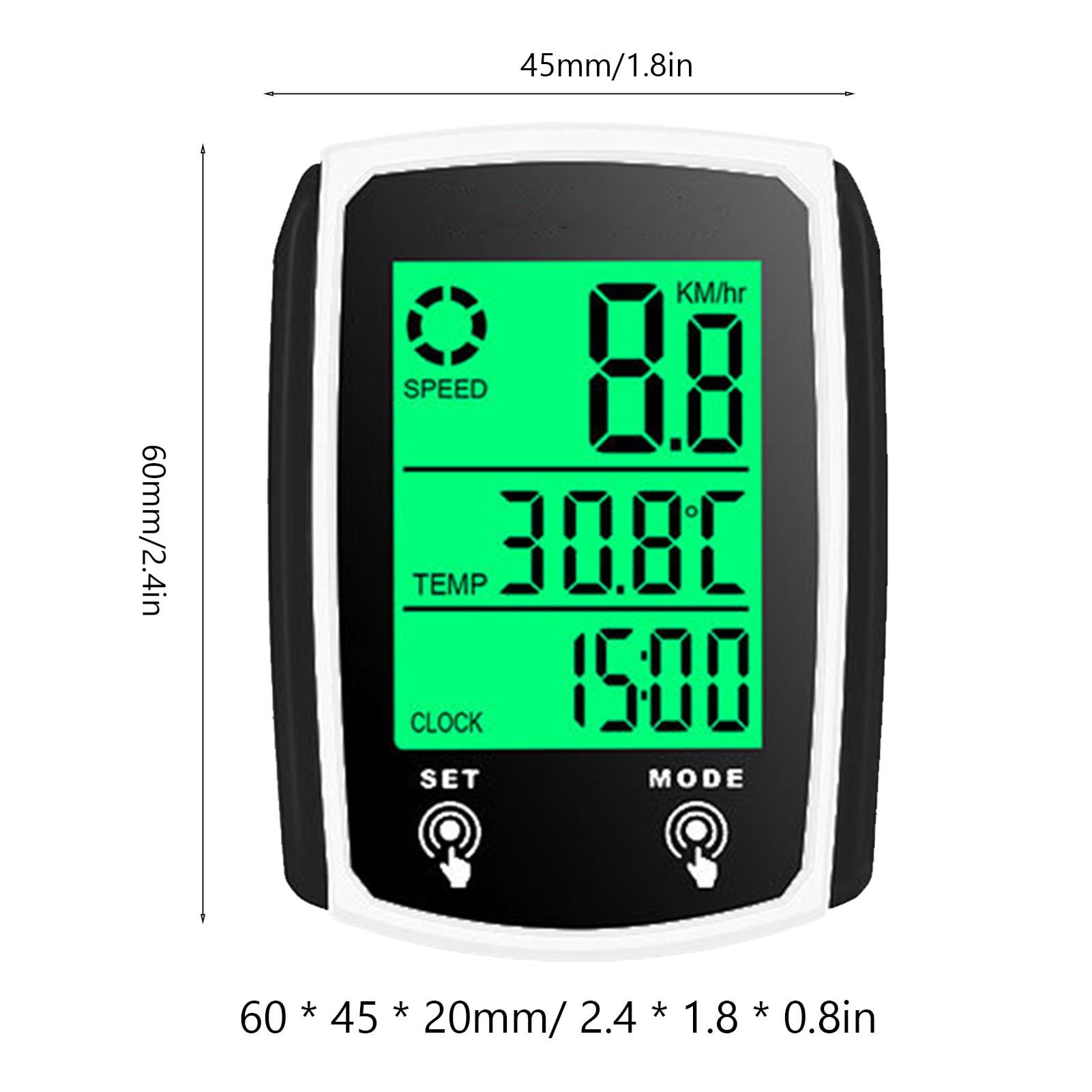 Digital Bike Speedometer: Accurate Tracking, Backlight Display, IPX6 Waterproof, Easy ...