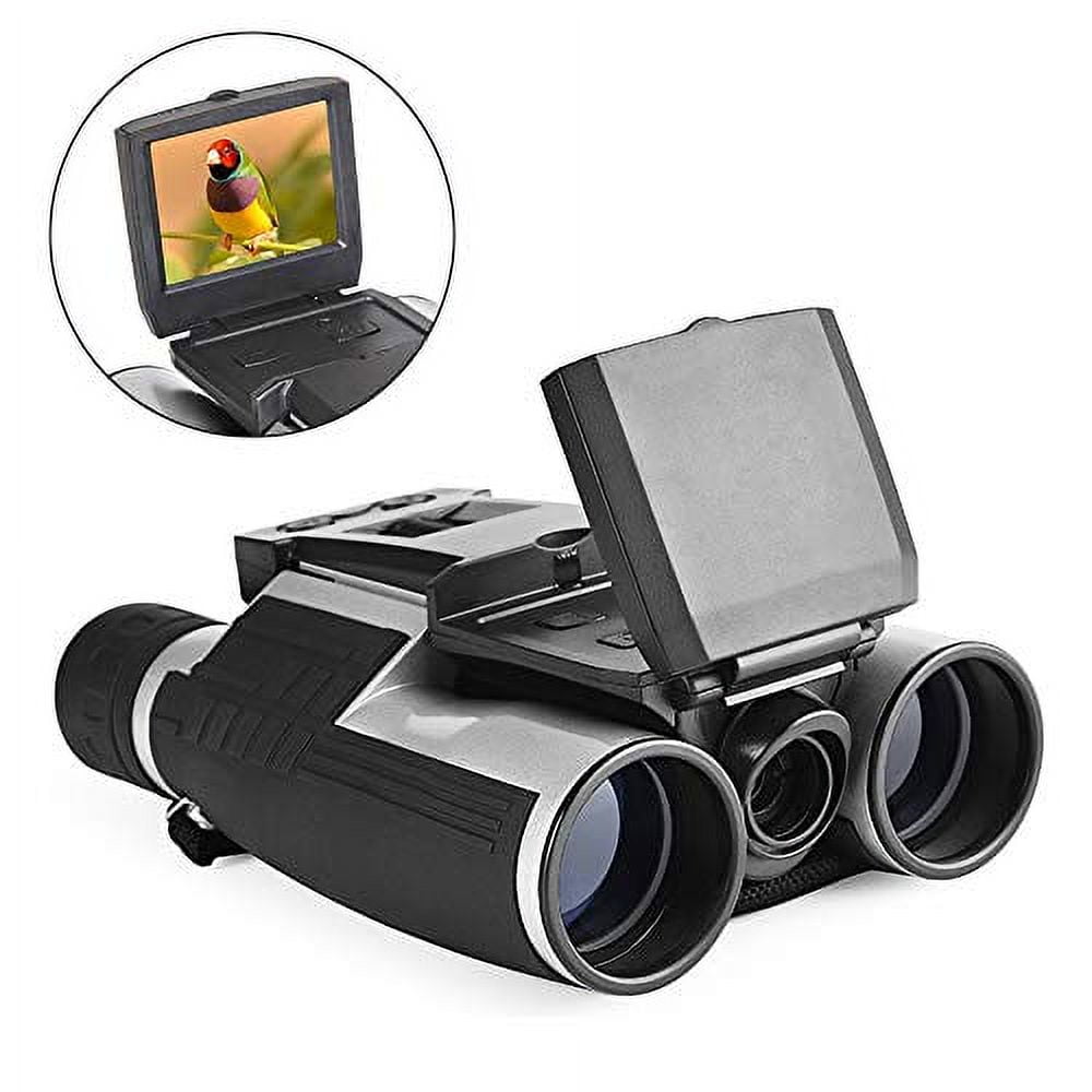 Ansee Digital Binoculars Camera, 12x32, 5MP, 2" LCD, 8GB Micro SD ...