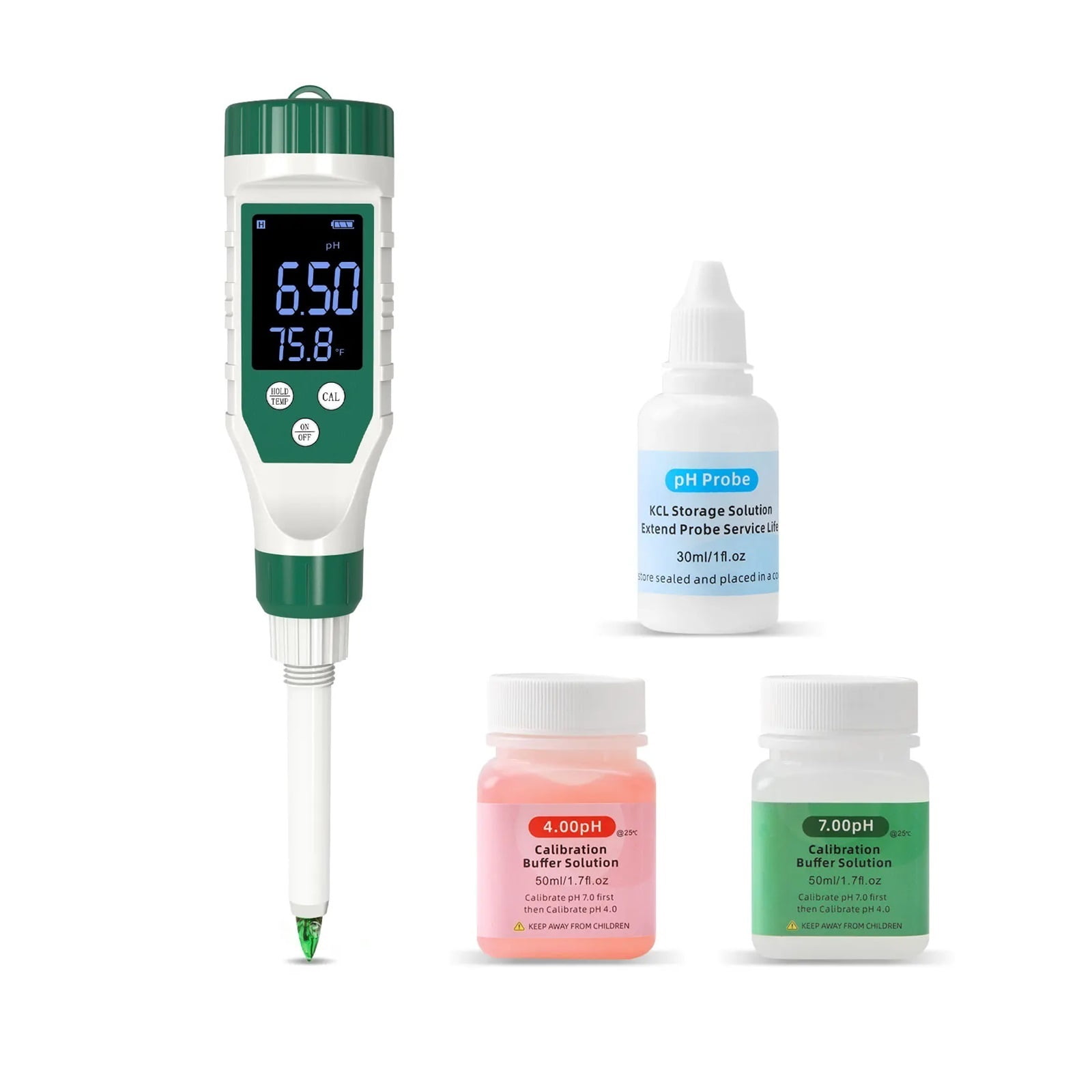 Digital Bluetooth Food PH Meter 0.00~14.00 High Accuracy Sensor Smart ...
