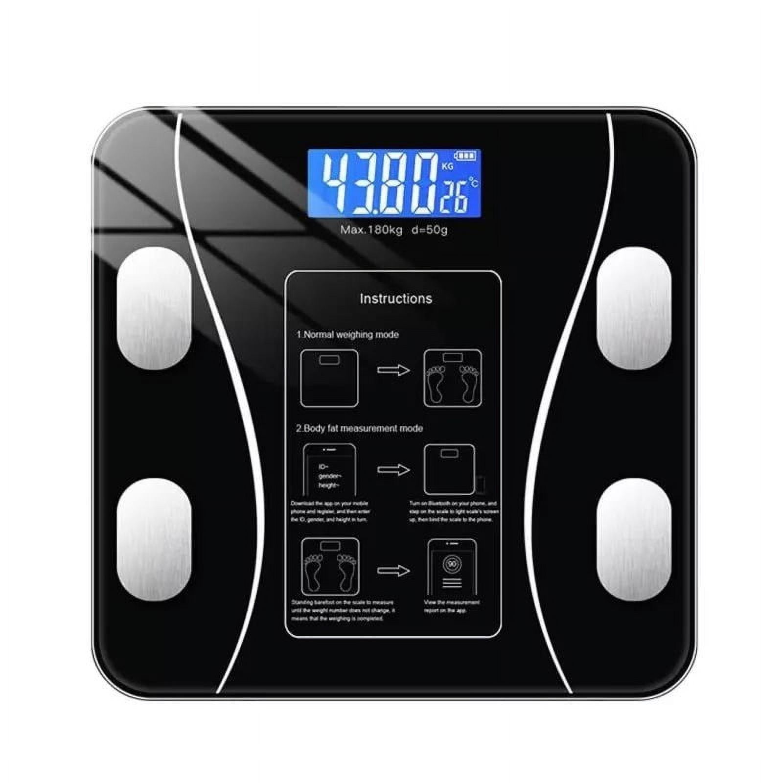 Digital Body Fat Scale with App &Voice Notification, Body SmartScale, Household FitnessEquipment ...