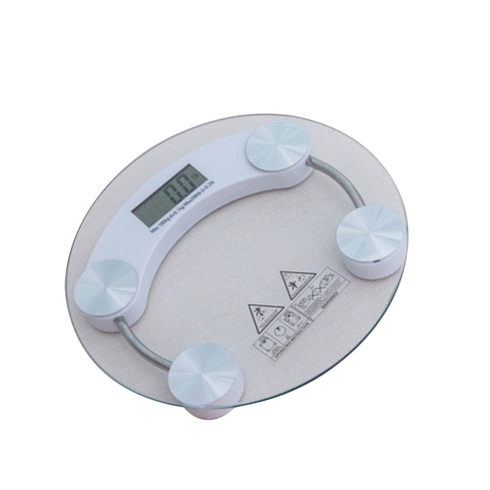 HOMEMAXS Digital Bathroom Scale with Tempered Glass and Plastic for ...