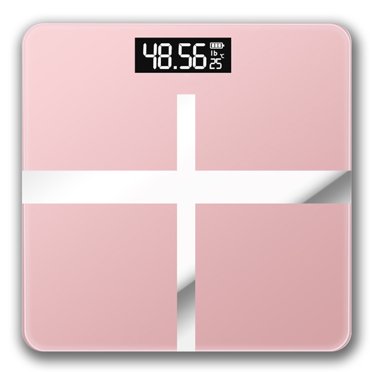 Health o meter Weight Tracking LCD Bathroom Scale, Black, 350lbs ...
