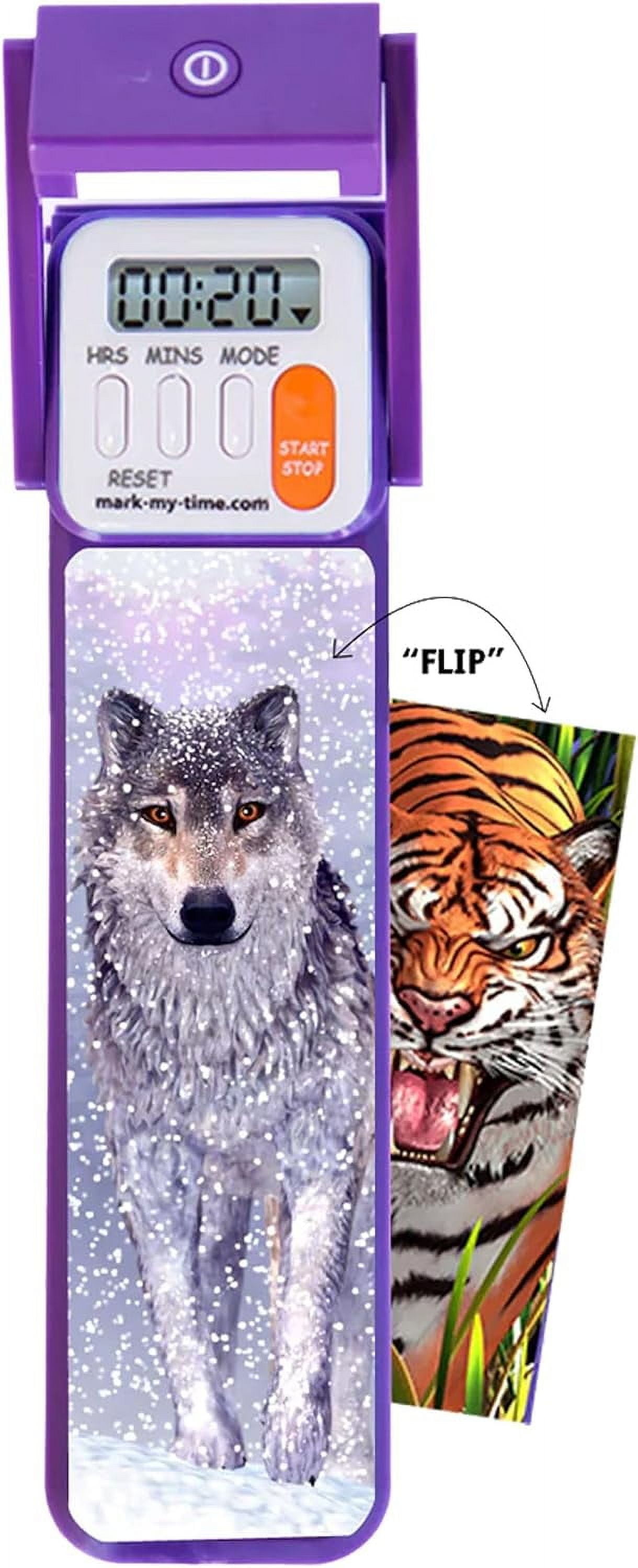 Digital Bookmark and LED Book Light - Timer and Bookmark for Kids with ...
