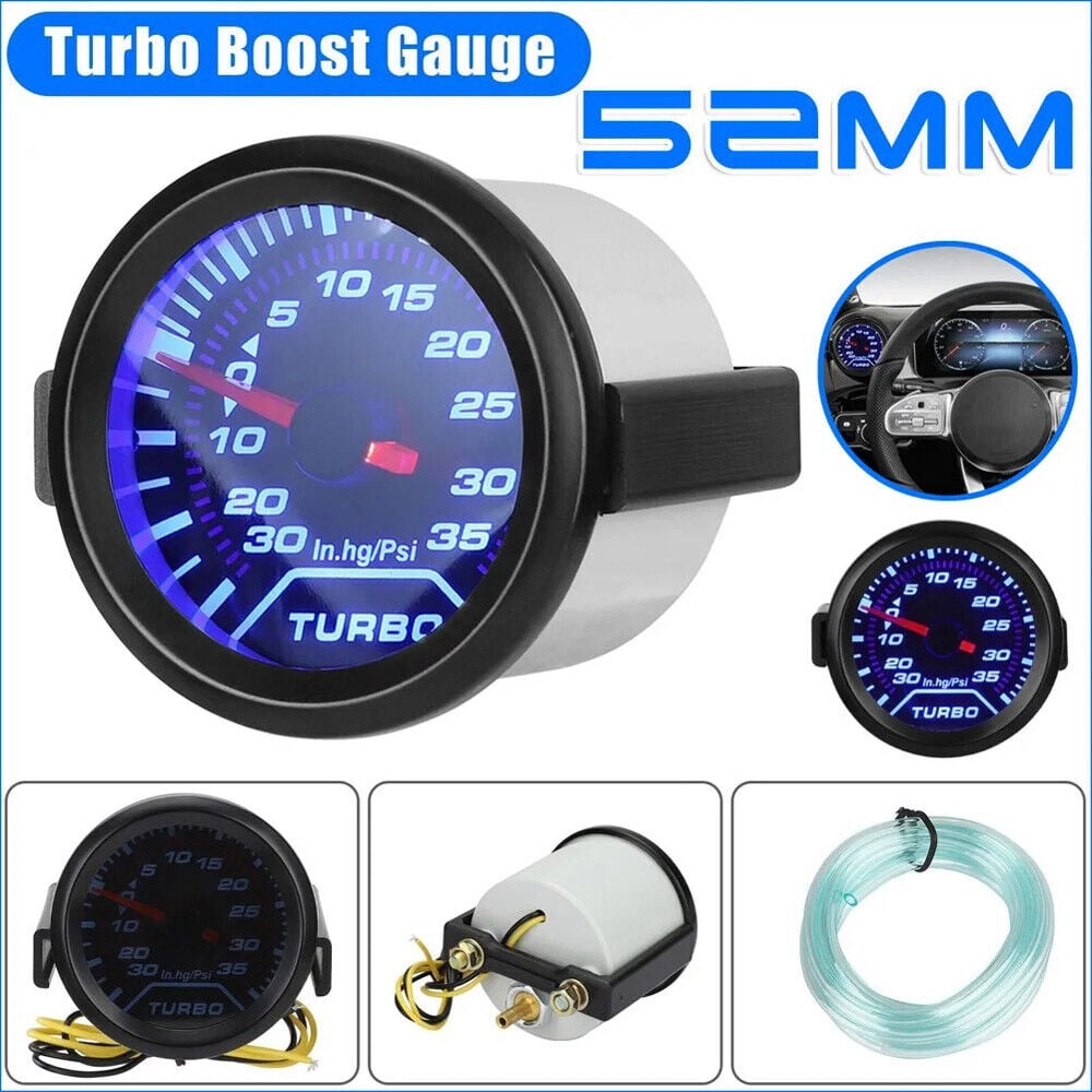 Digital Boost Gauge Universal 2" 52mm 0-35 PSI Pressure Turbo Meter ...