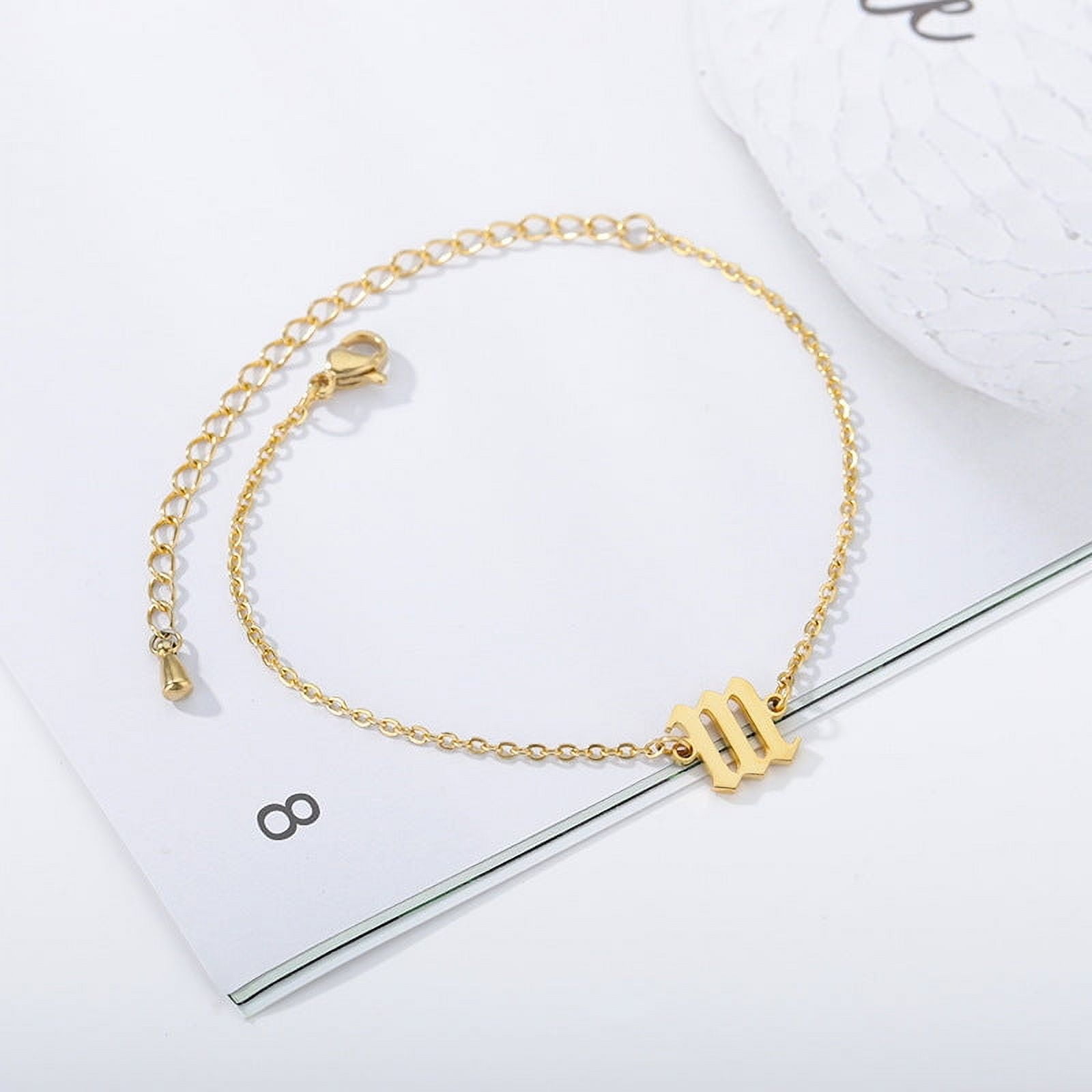 Angel Number Bracelet Stainless Steel Digital Number Simple Jewelry ...