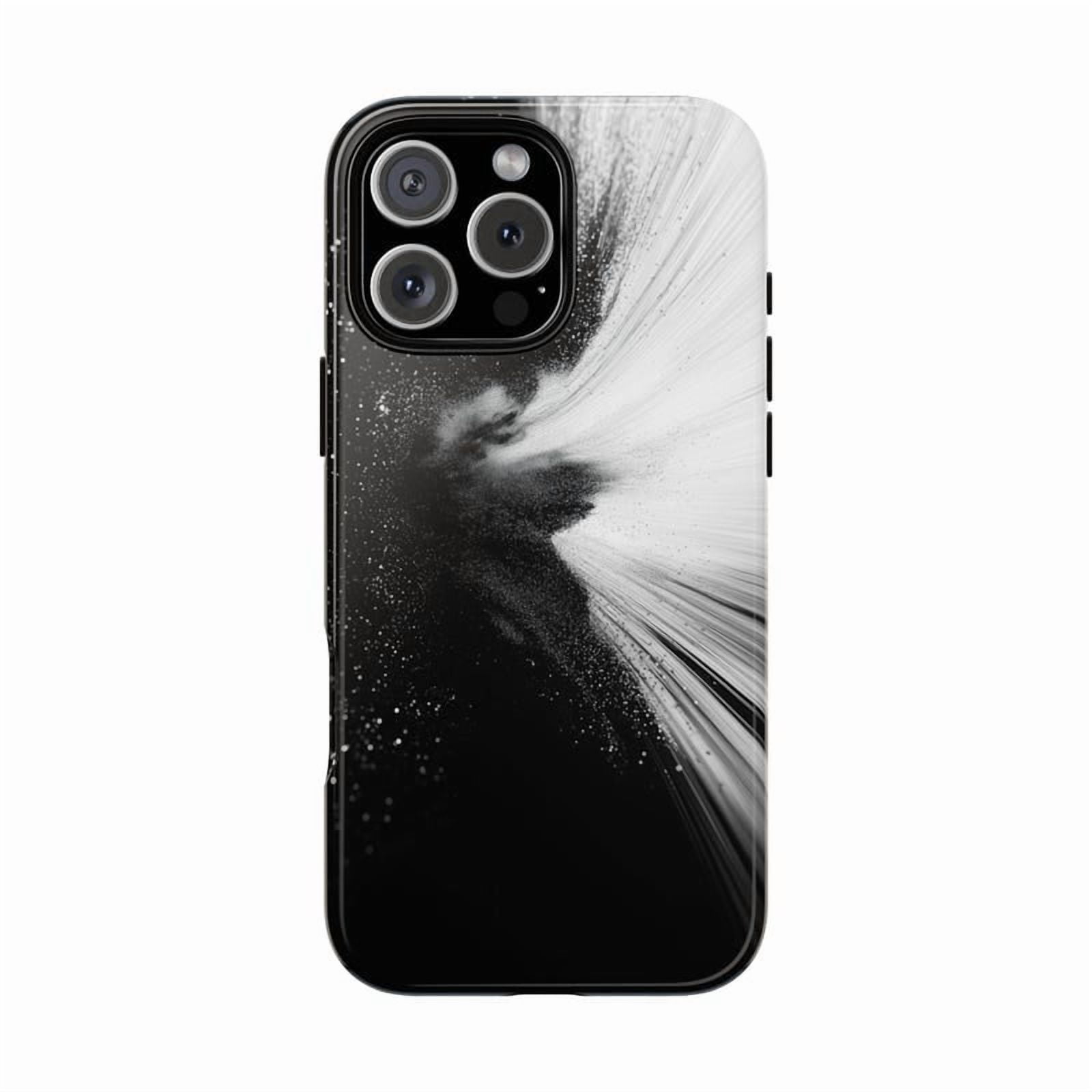 Digital Break Transition with Particles Graphic Case for iPhone 11,12 ...