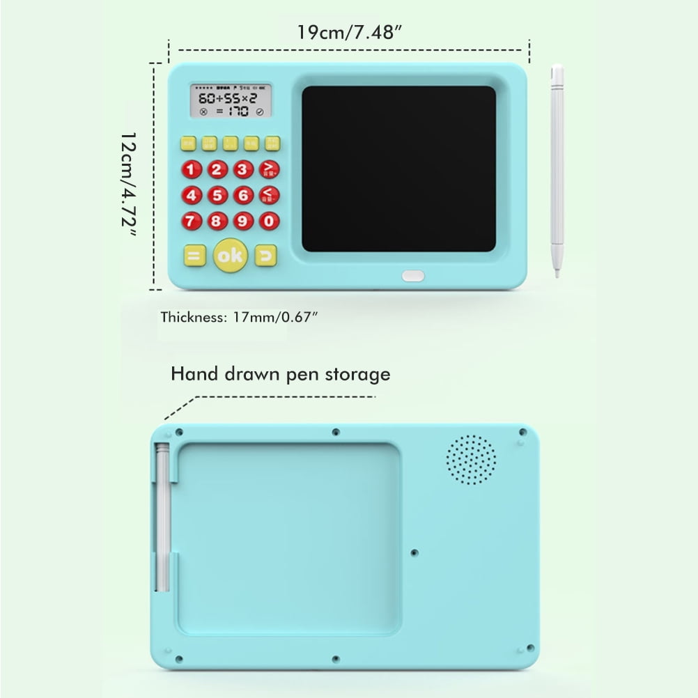 Digital Calculator with Display Basic Calculator Early Learning Educational Tool for Home School ...