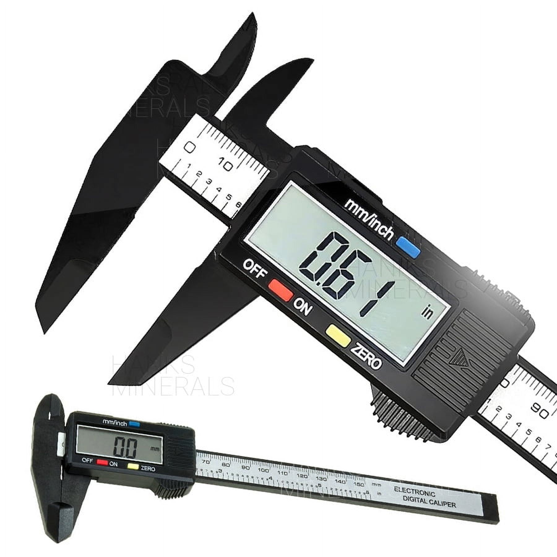 Digital Caliper 6" 150mm Micrometer LCD Gauge Vernier Electronic ...