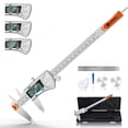 Digital Caliper 8 Inch, Heavy-Duty IP54 Calipers with 3-Batteries ...