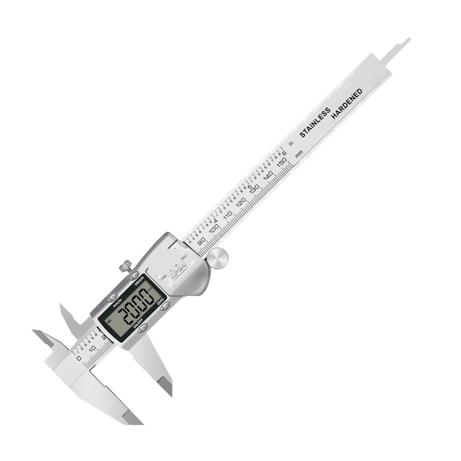 Digital Caliper IP 54 Waterproof 150 Mm 6 Inch Caliper Metal Vernier ...