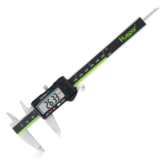 Digital Caliper Measuring Tool, Stainless Steel Vernier Caliper ...