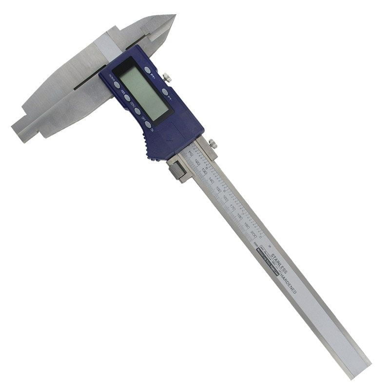 Digital Caliper With 100mm Deep Jaw 8" ( 200mm) Range - Walmart.com