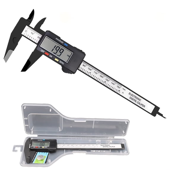 Digital Calipers 0-6 inch/150mm Electronic Vernier Caliper with LCD ...