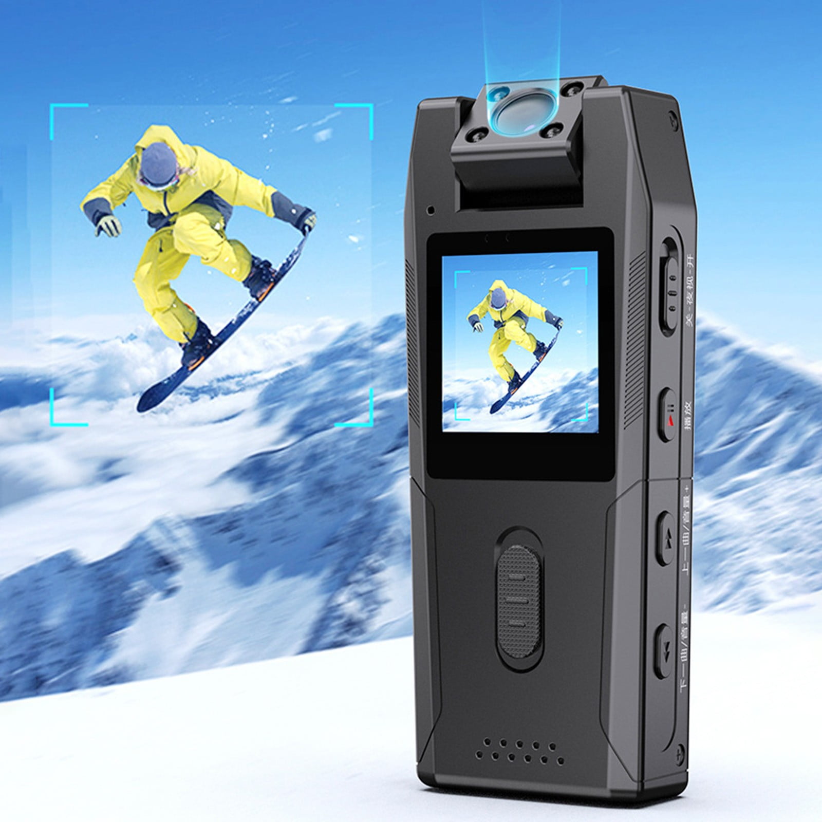 Digital Camera 1080 HD Handheld Back Clip HD Scene Enforcement Recorder ...