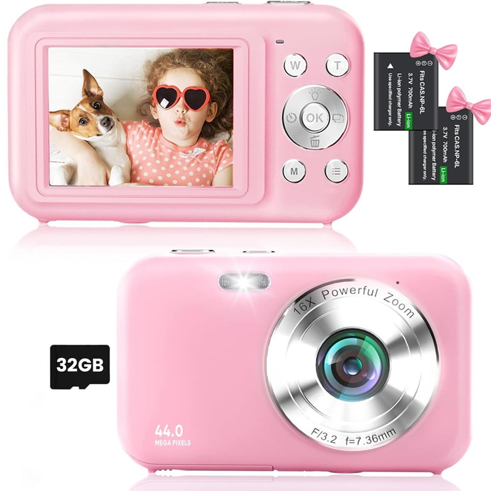 Walmart Digital Camera 1080P, 16X Zoom, Mini Camera for Kids, Teens ...