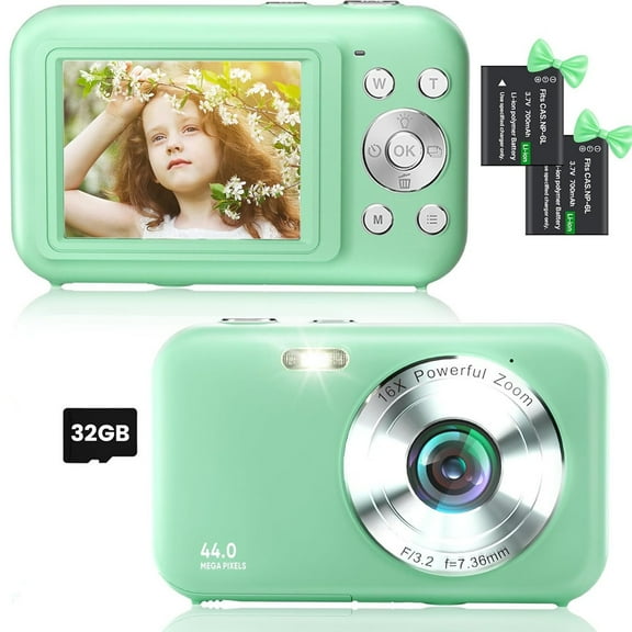 Digital Camera For Toddler Kids. Model Q9 With 32 Gb Sd Card Pink Color ...