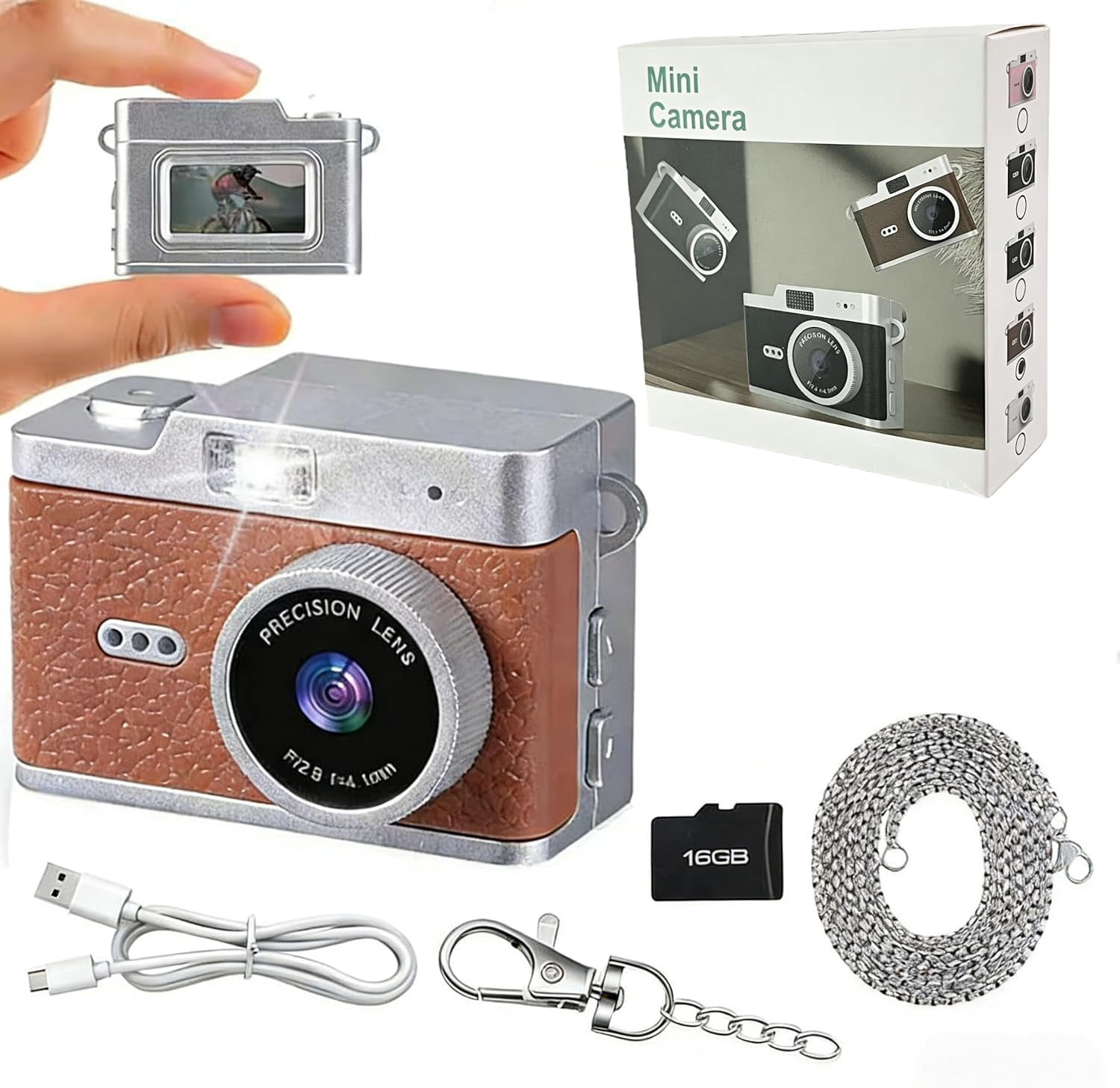 Digital Camera, 1080P Portable Camera for Photography, Retro Pocket ...