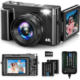 Digital Camera 4K 48MP Vlogging Camera for Youtube Autofocus 16X ...