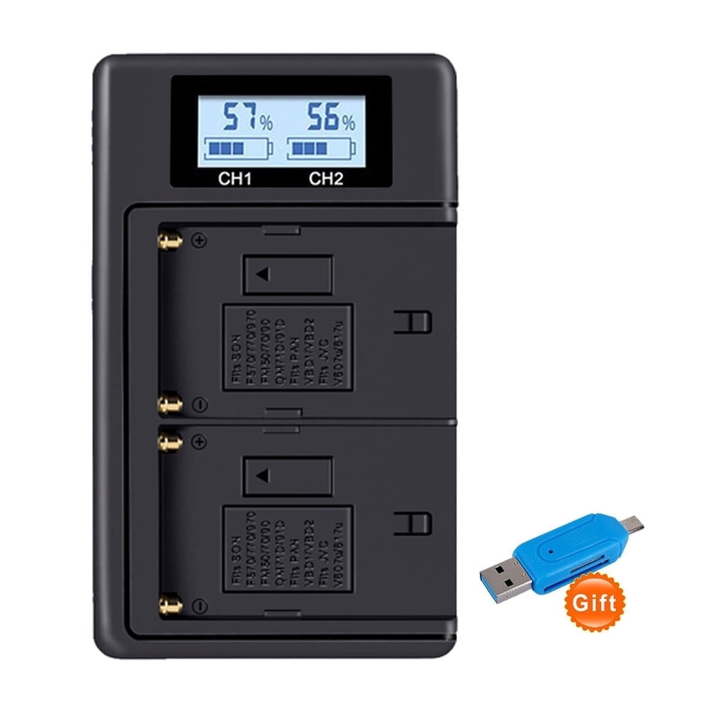 Digital Camera Battery Charger NP FM500H FM50 Battery Charger for A57 ...