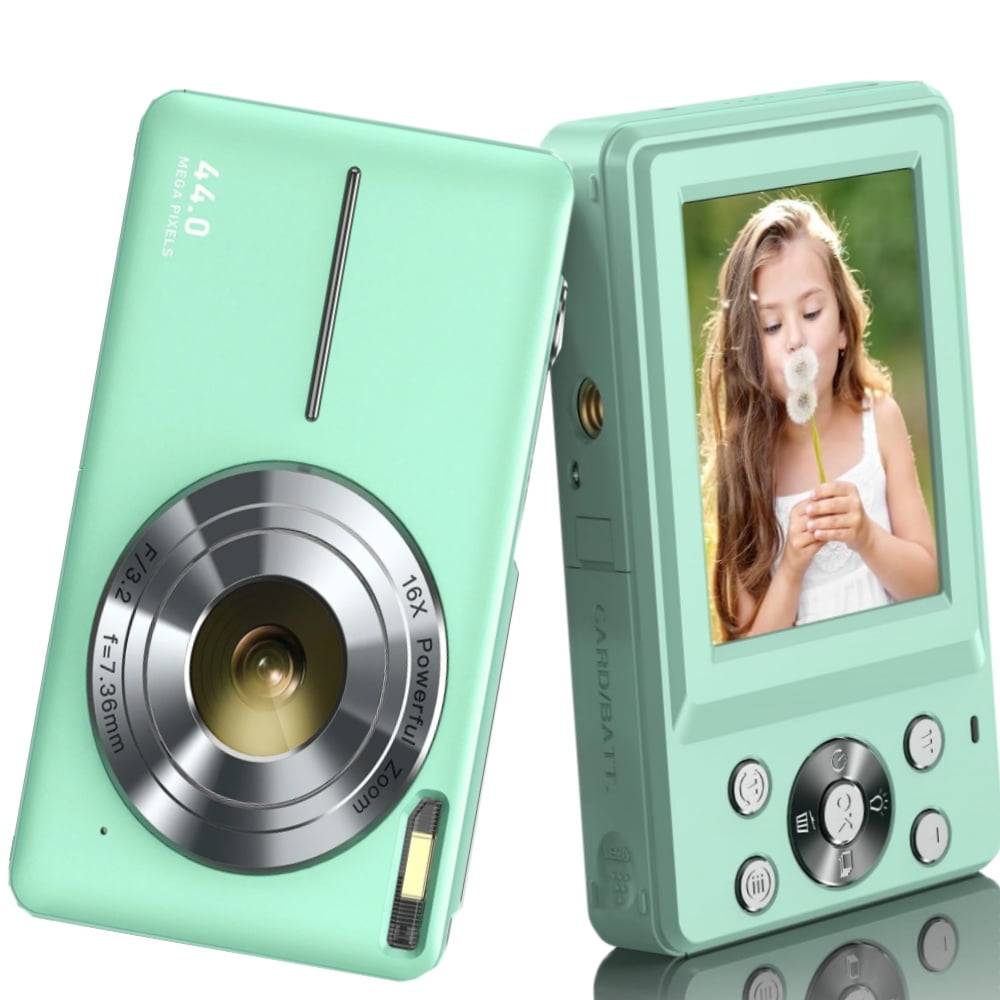 Melcam Digital Camera Camcorder 44MP HD 1080P 16X Digital Zoom with 2.4 ...