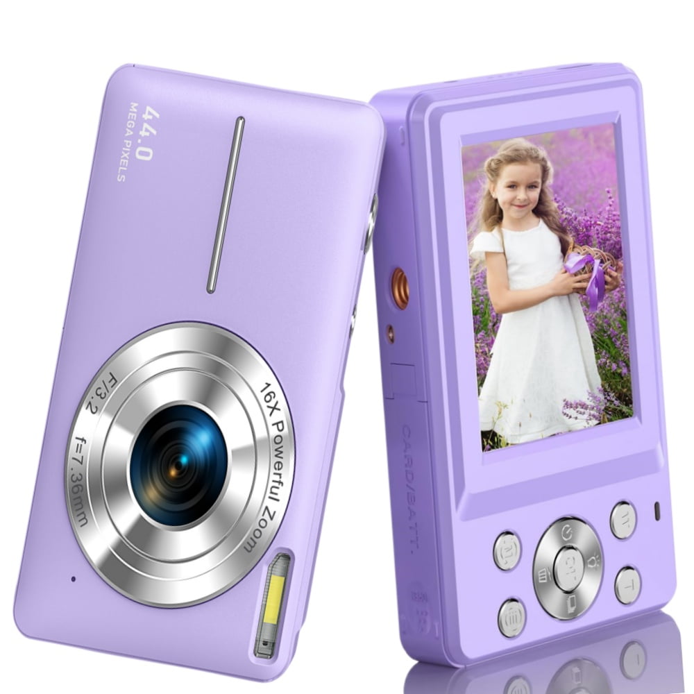 Digital Camera Camcorder 44MP HD 1080P 16X Digital Zoom with 2.4 Inch ...
