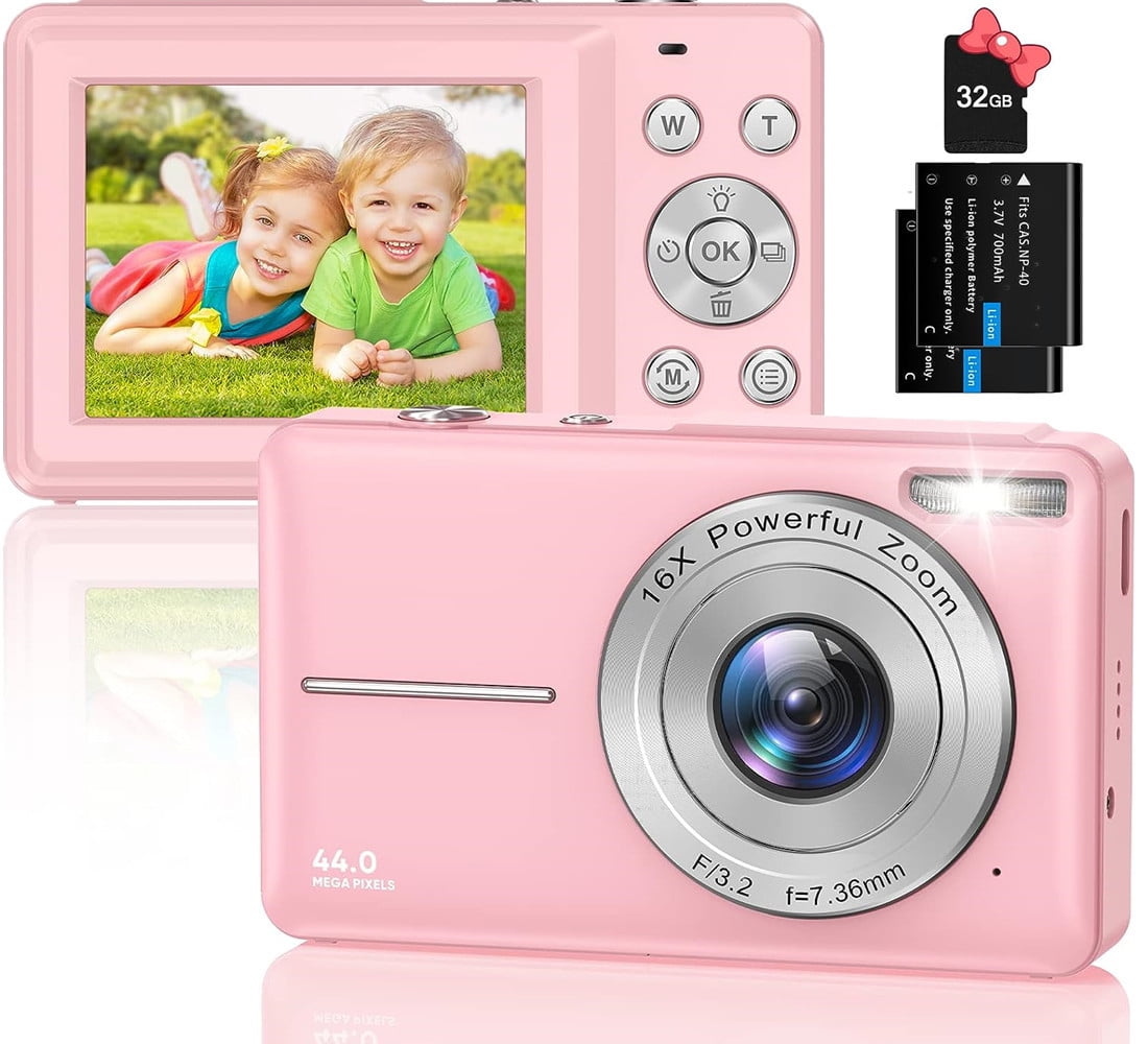 Digital Camera FHD 1080P 44MP Kids Camera Video Camera with 16X Digital ...