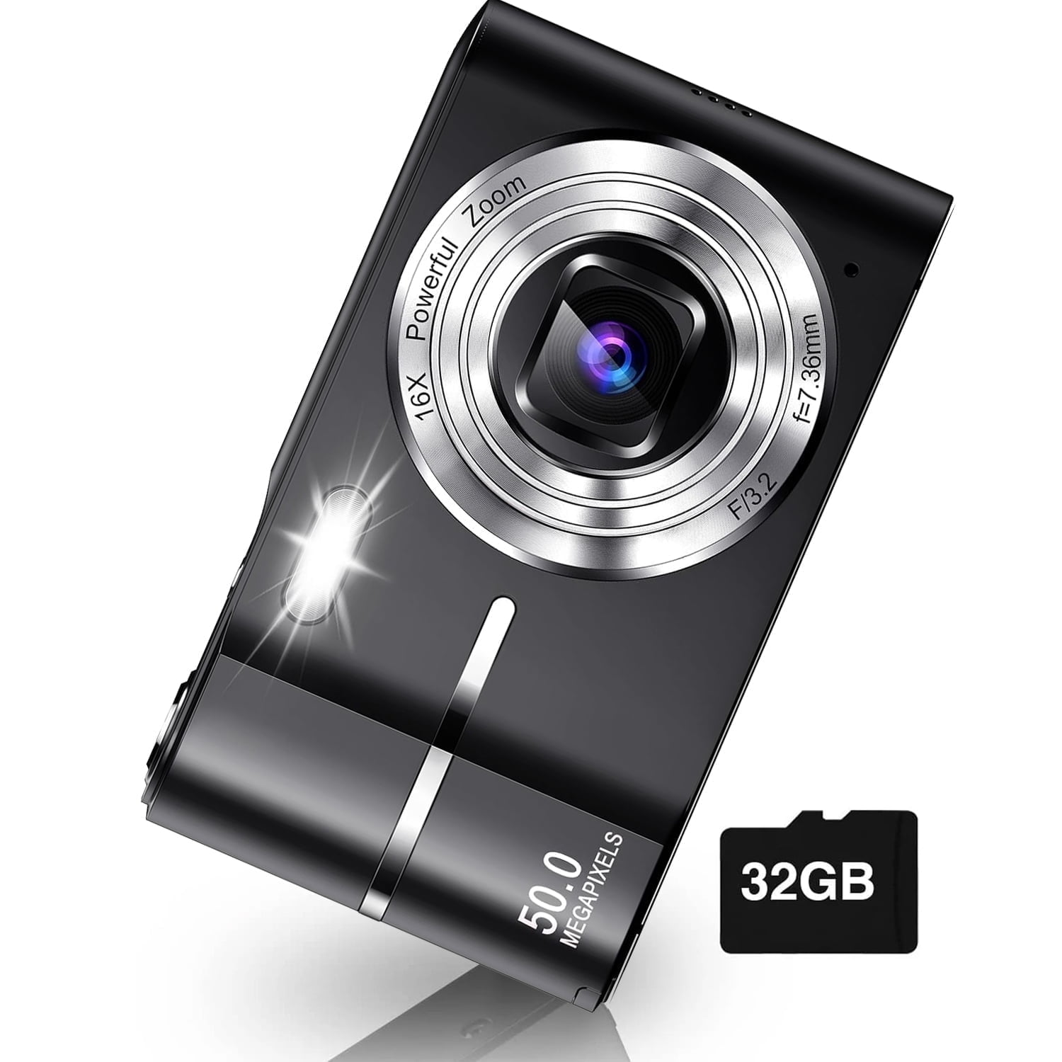 Digital Camera, FHD 1080P Camera, Digital Point and Shoot Camera with ...