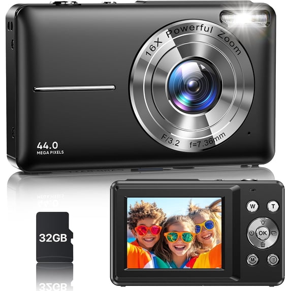 Digital Camera, FHD 1080P Digital Camera for Teens with SD Card Anti ...