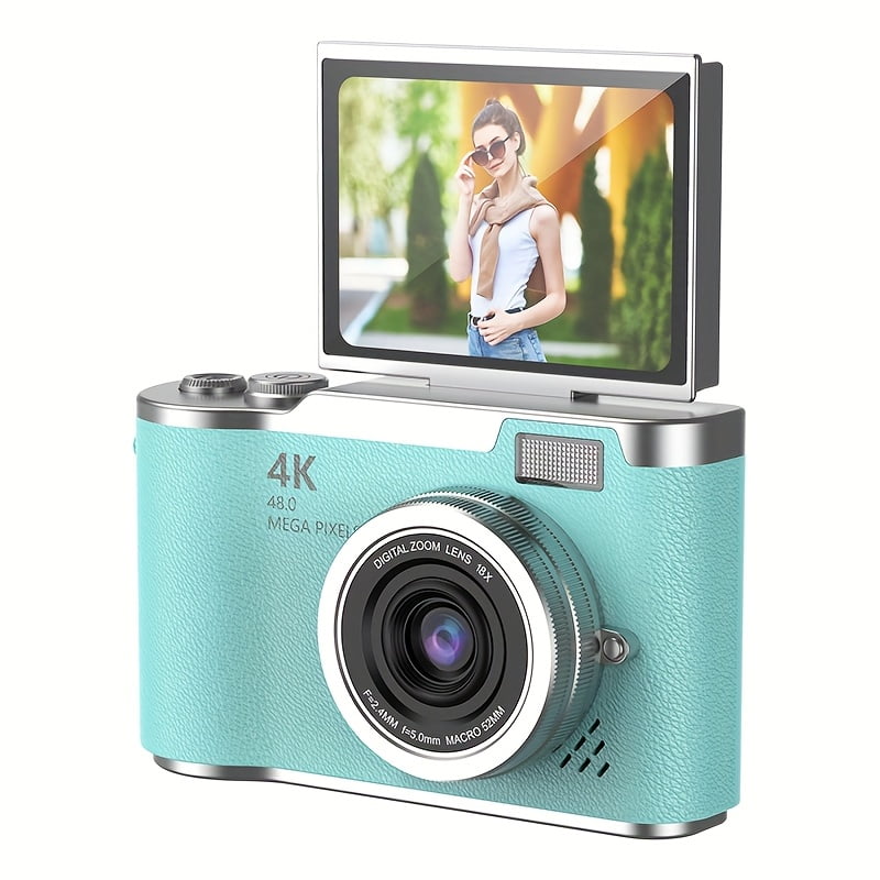 Digital Camera with a Flip Screen, Perfect for Beginners, Ideal for ...