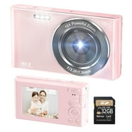 18MP Compact Digital Mini Camera, 2.7 Inch LCD, 8x Zoom, Smile Capture ...