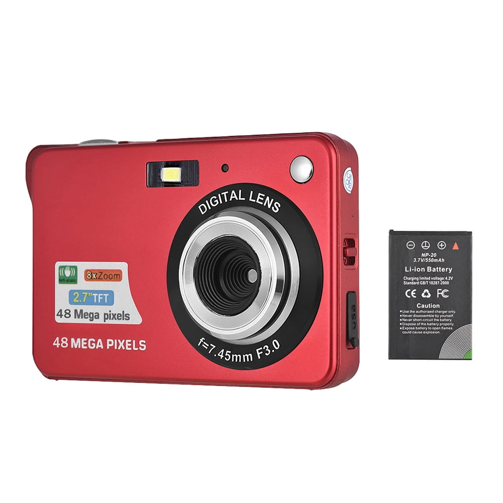 Digital Camera,Screen Smile Wrist Kids Built-in Battery Portable 1080p ...