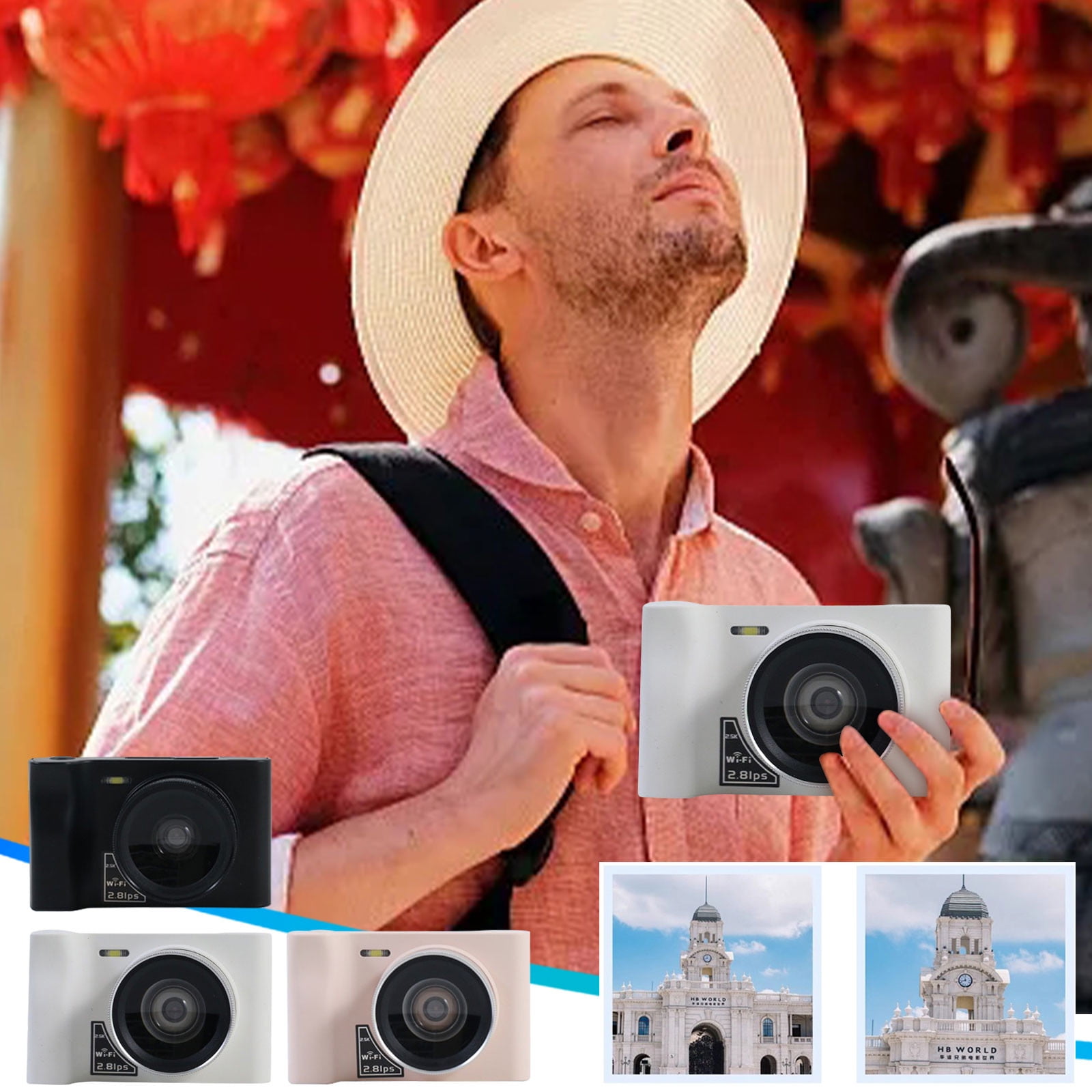 Digital Camera Stylish Appearance, Camera, High-resolution Sensor ...
