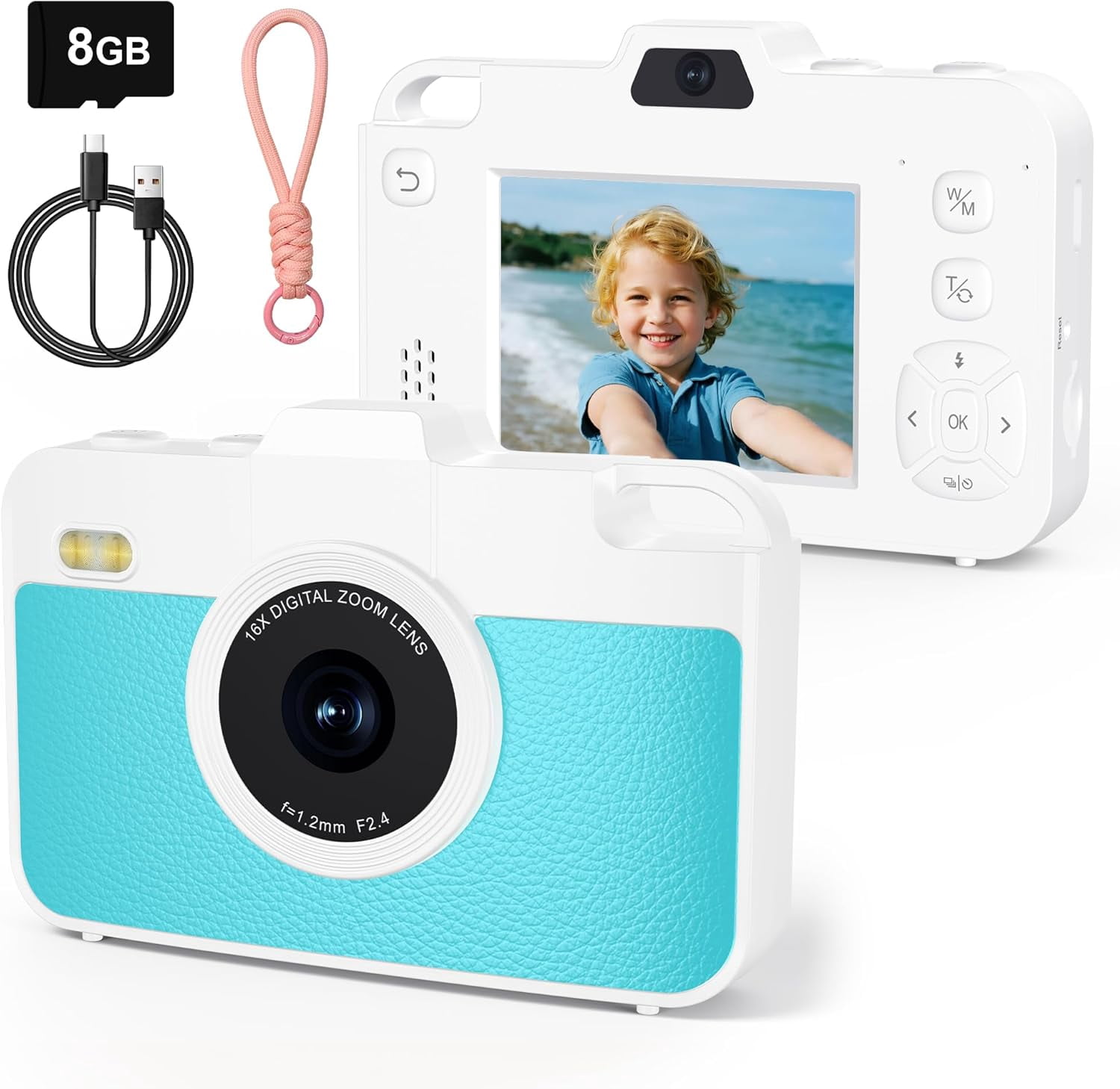Digital Camera for , 48MP 1080P Point and Shoot Digital Cameras with ...
