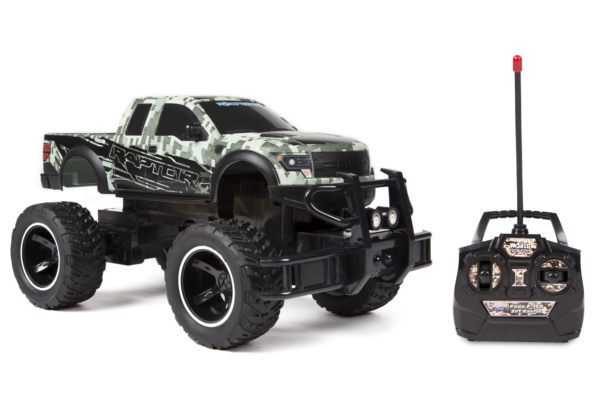 World Tech Toys Digital Camo Ford F-150 SVT Raptor RC Truck, 1:14 Scale ...