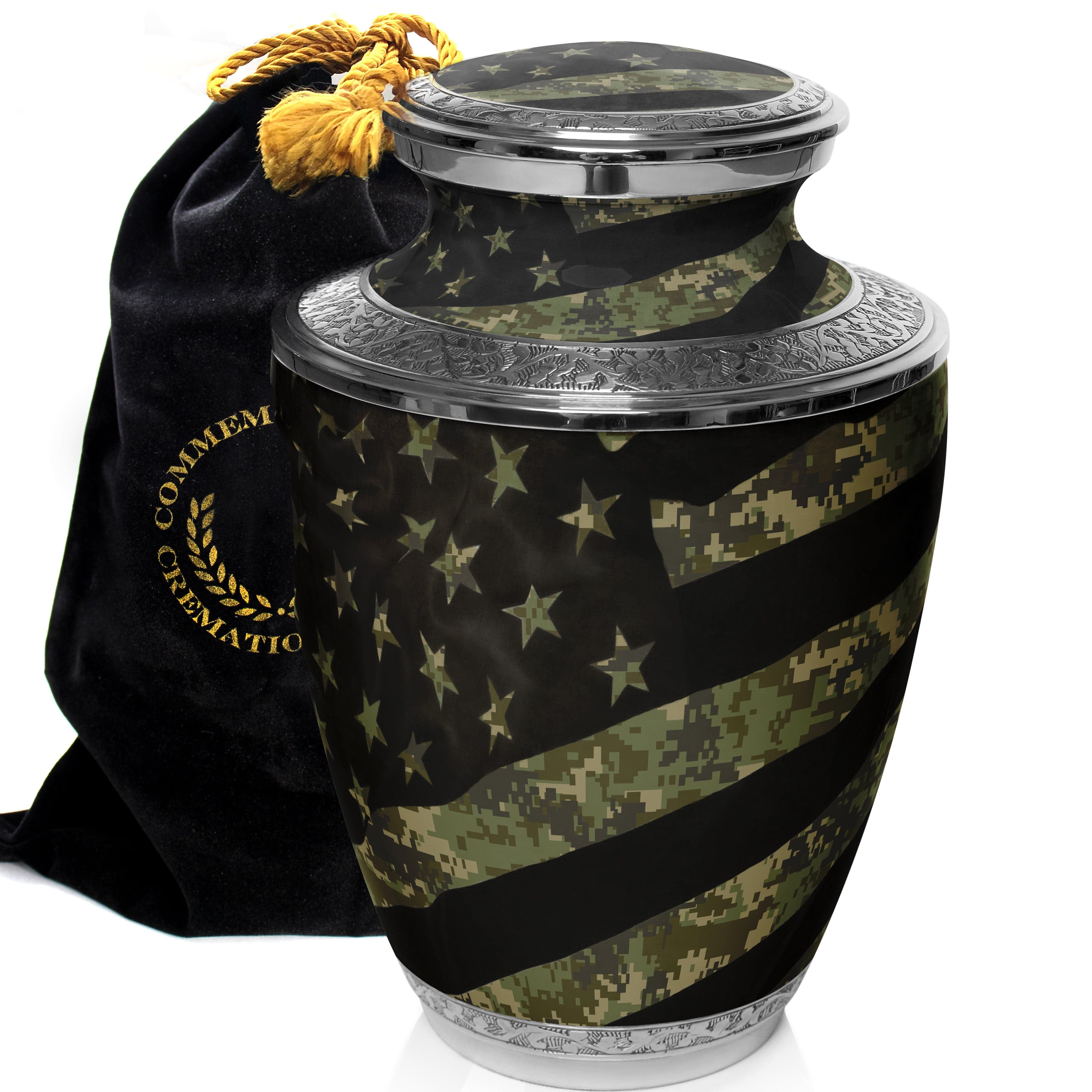 Walmart Digital Camouflage Military Cremation Urns, Keepsake Funeral ...