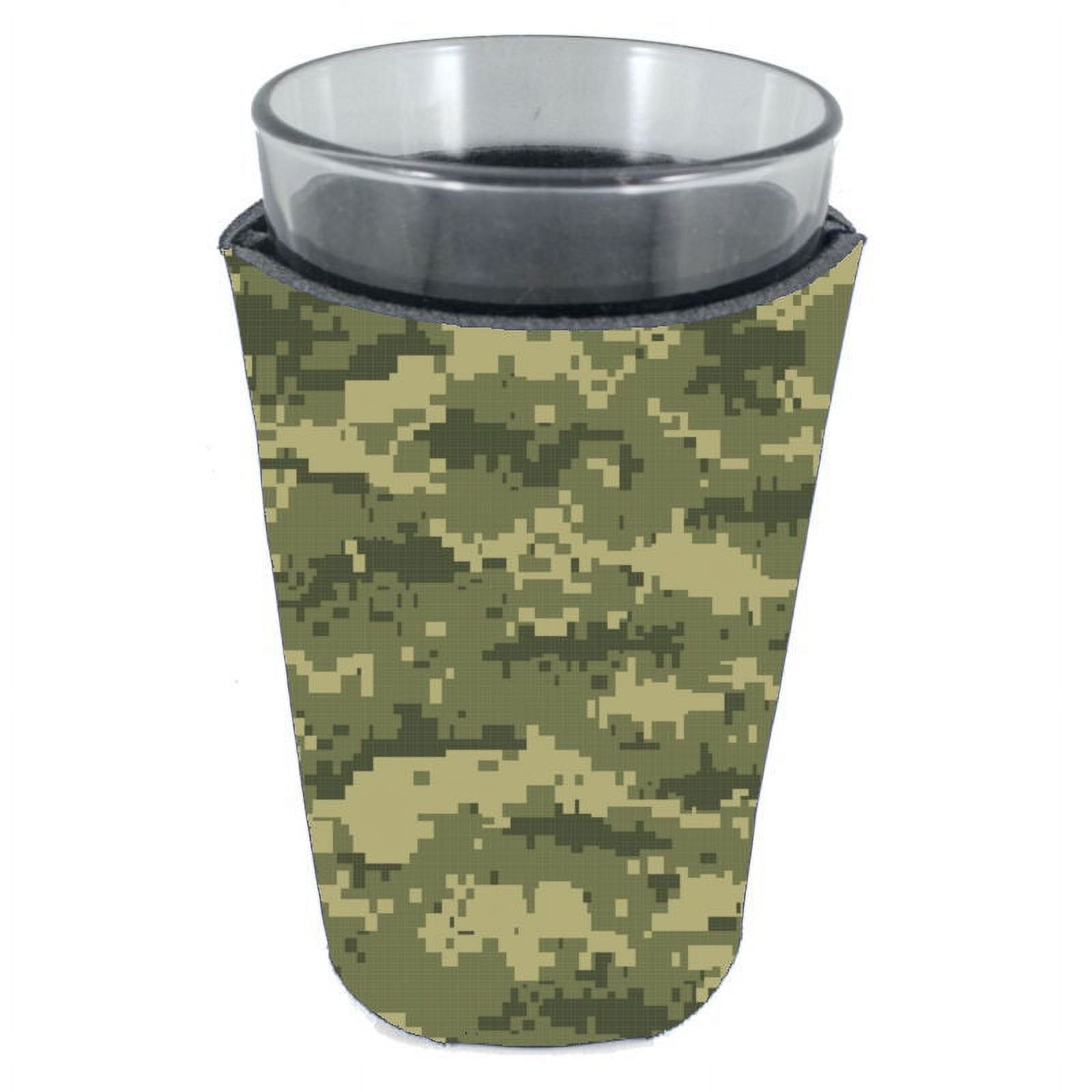 Digital Camouflage Pattern Pint Glass Coolie - Walmart.com
