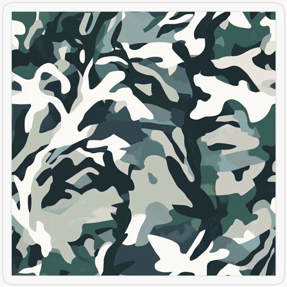 Digital Camouflage Revolution Sticker Kir-4599 - Walmart.com